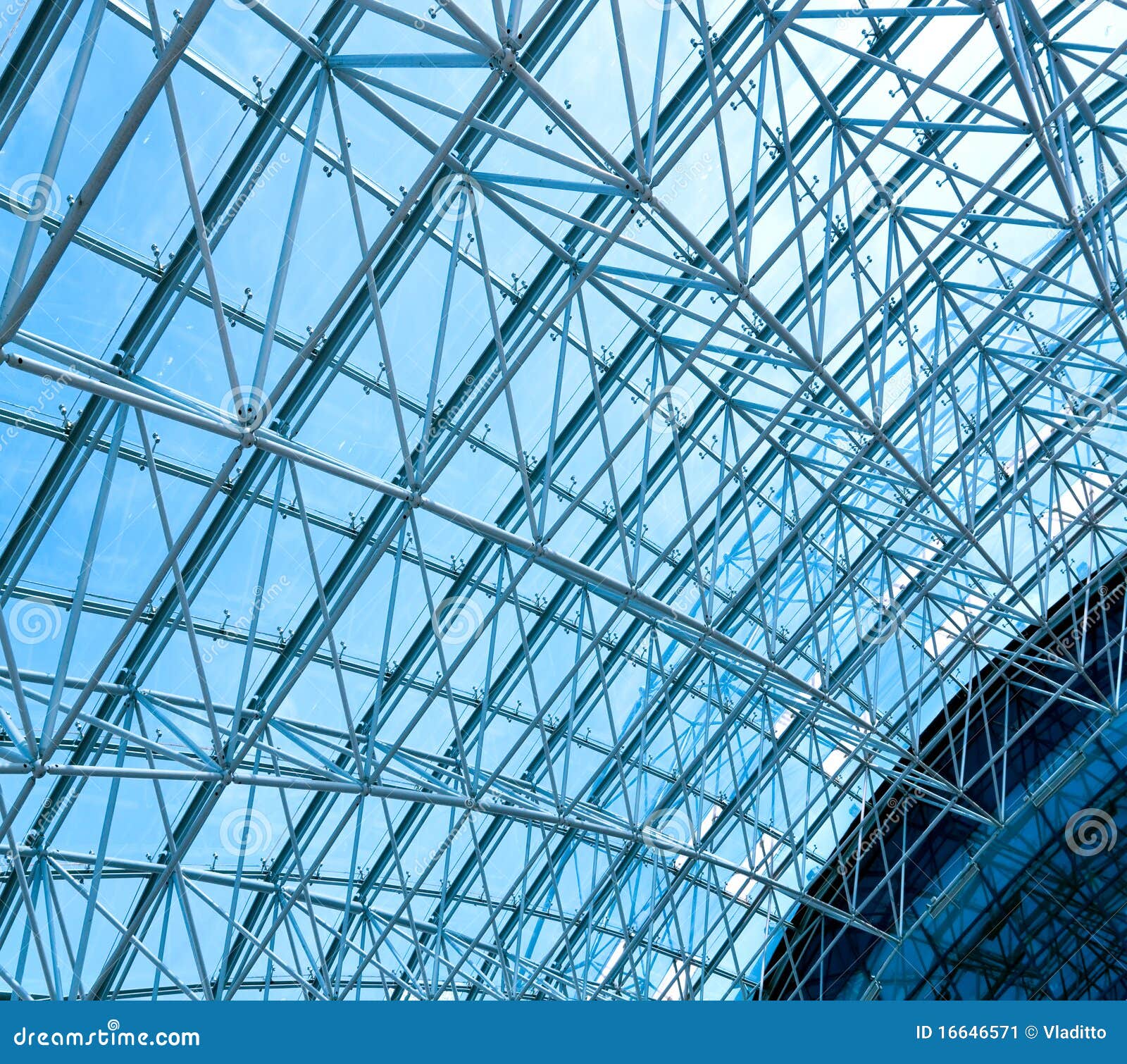 Abstract ceiling stock image. Image of bridge, center - 16646571