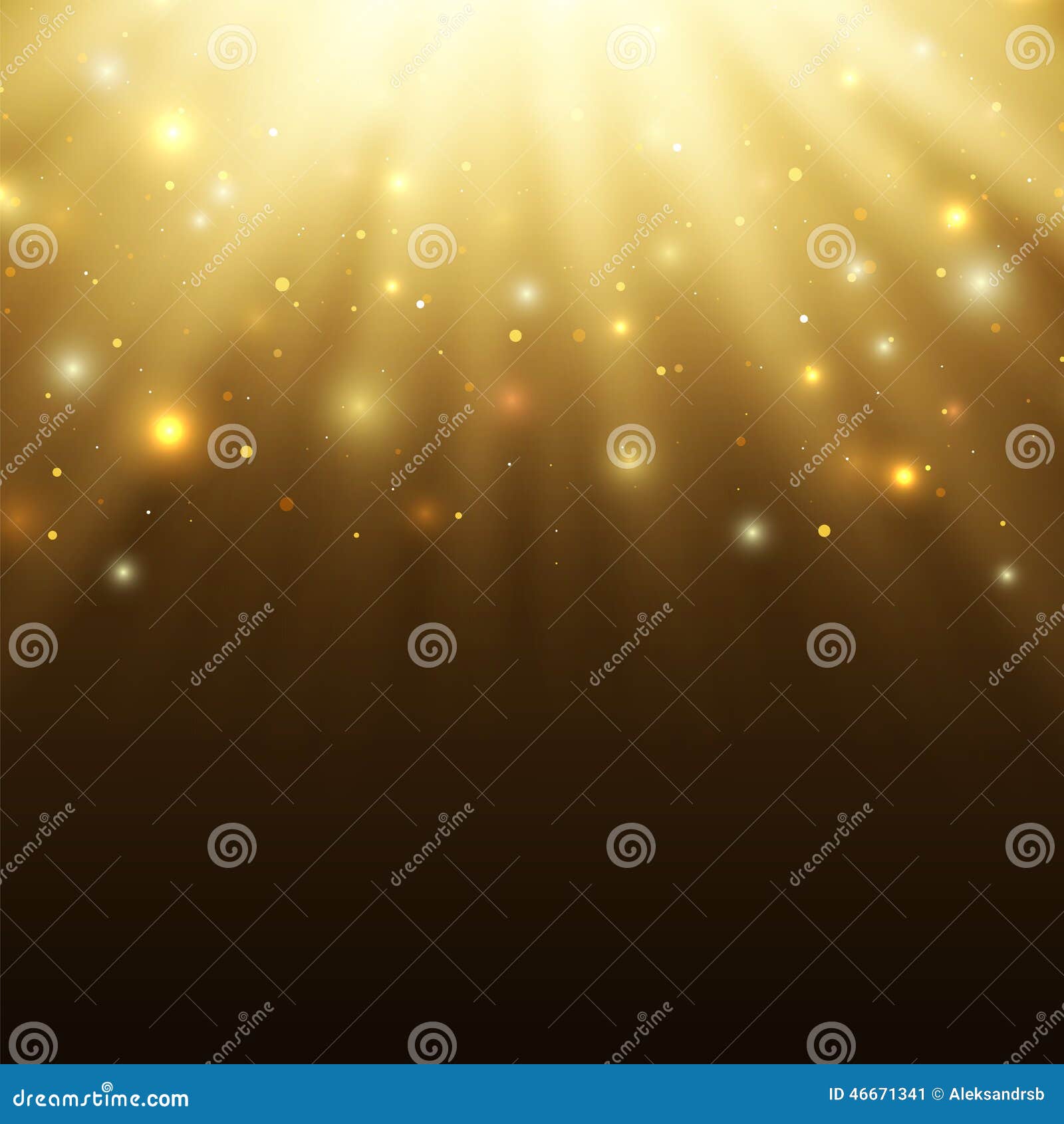 Abstract Celebration Background with Particles and Stock Vector ...
