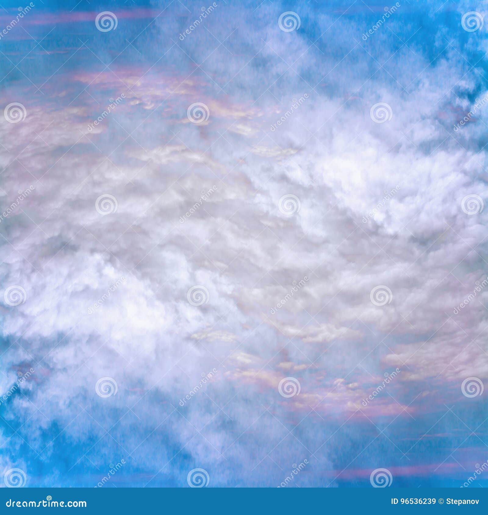 Abstract Celestial Blue Pattern. Skiey Background. Stock Image - Image ...