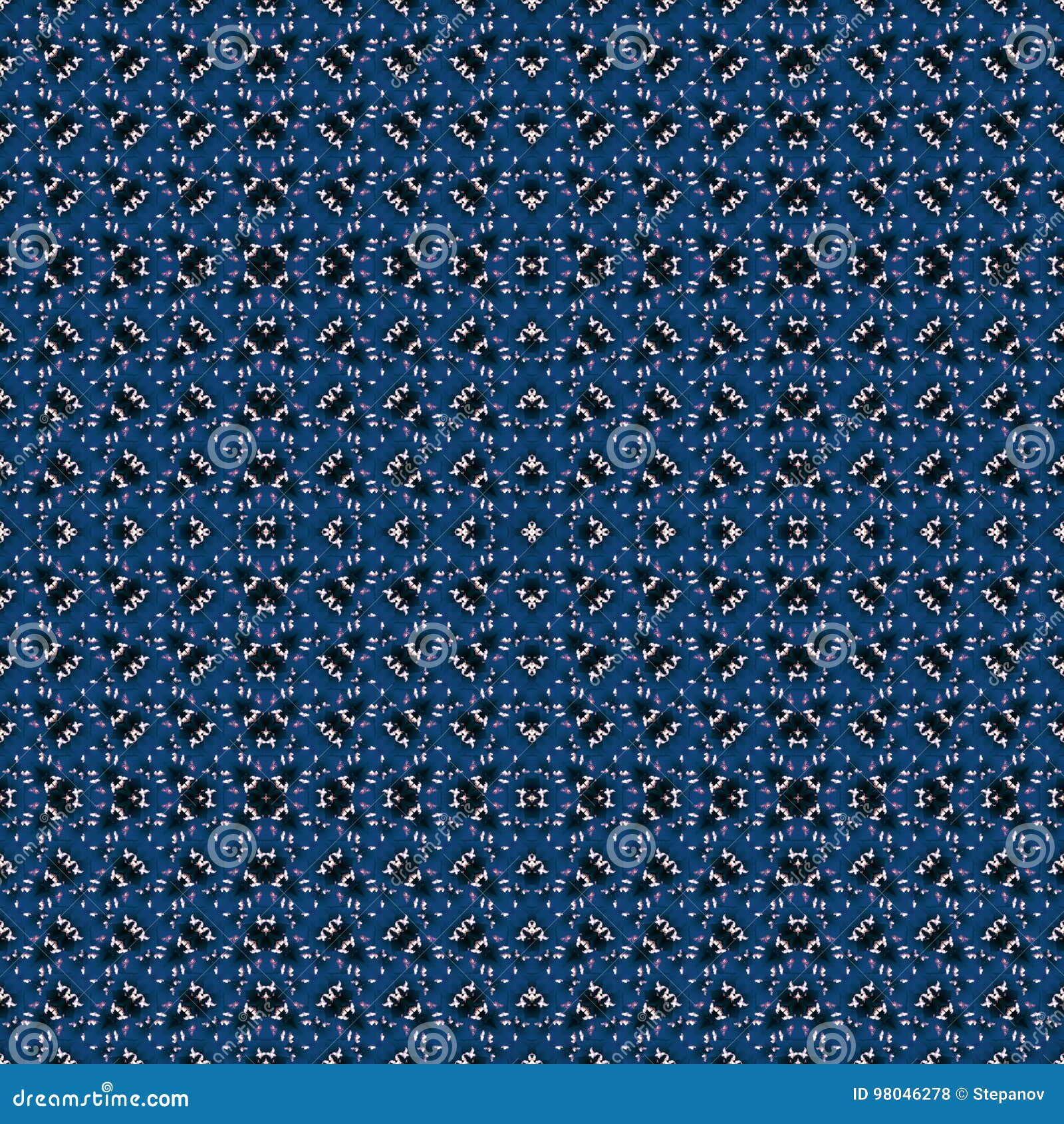 Abstract Celestial Blue Seamless Pattern. Skiey Background. Stock ...