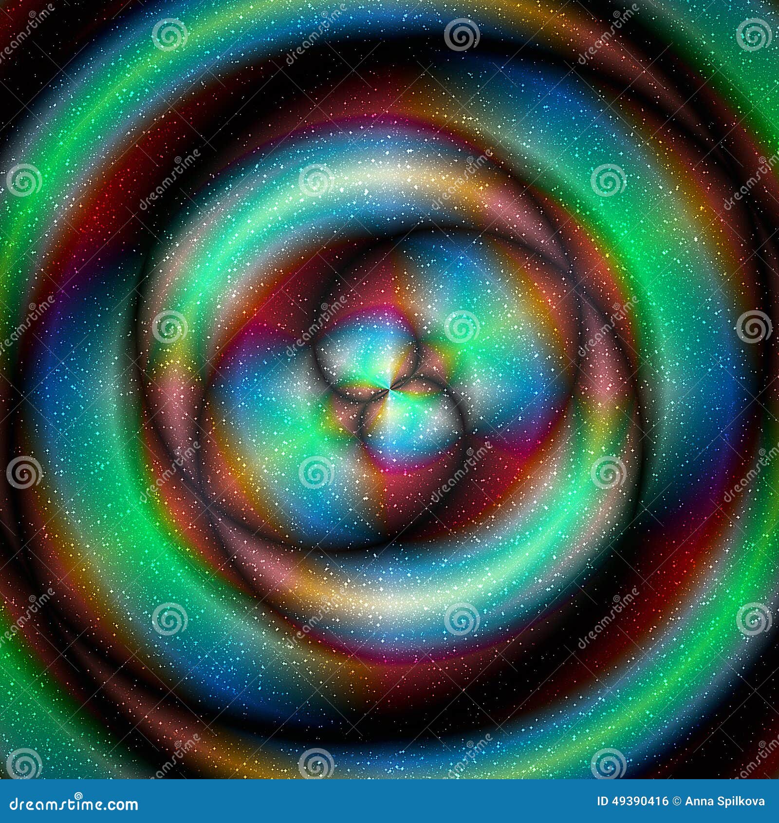 Abstract Celestial Object with Stars Stock Illustration - Illustration ...