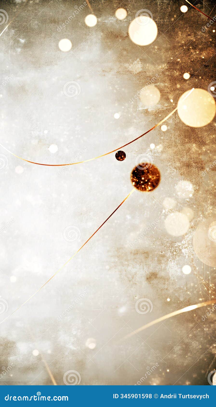 Abstract Celestial Pattern with Vertical Stretches and Small ...