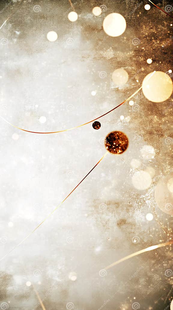 Abstract Celestial Pattern with Vertical Stretches and Small ...