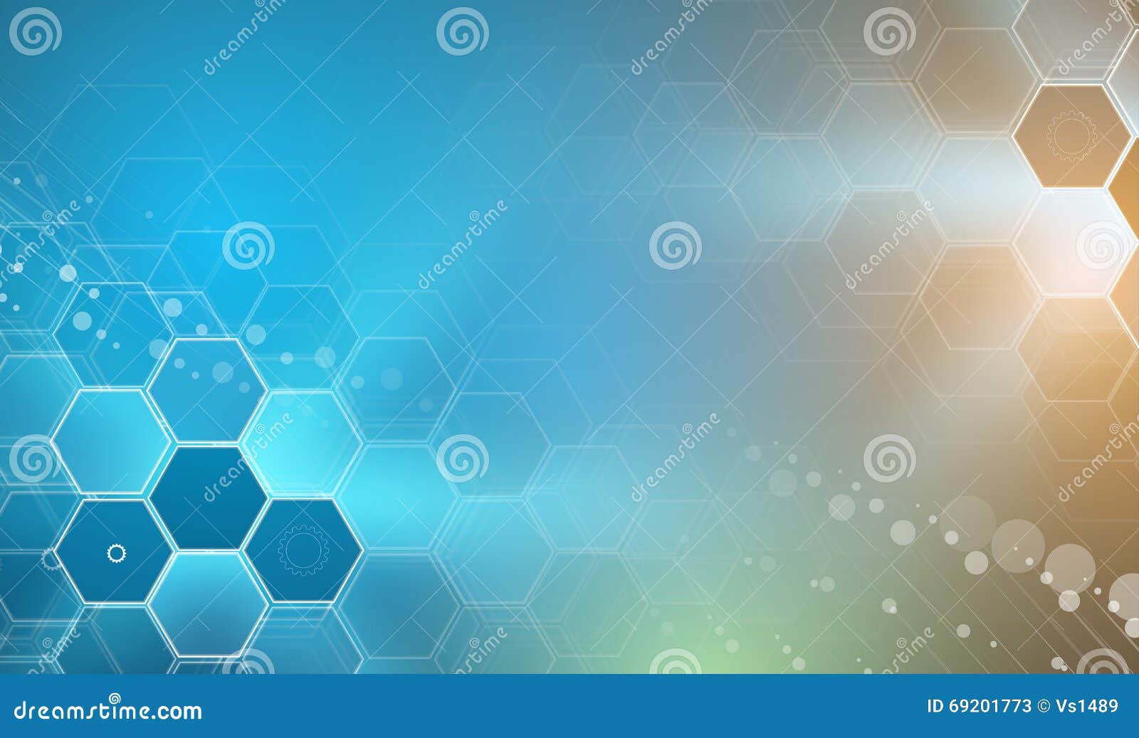 Abstract Cell Background. Medicine and Sciense Research Stock Vector ...