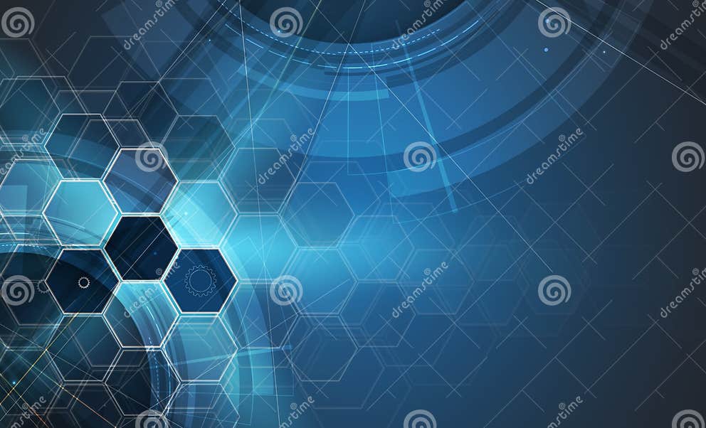 Abstract Cell Background. Medicine and Sciense Research Stock Vector ...