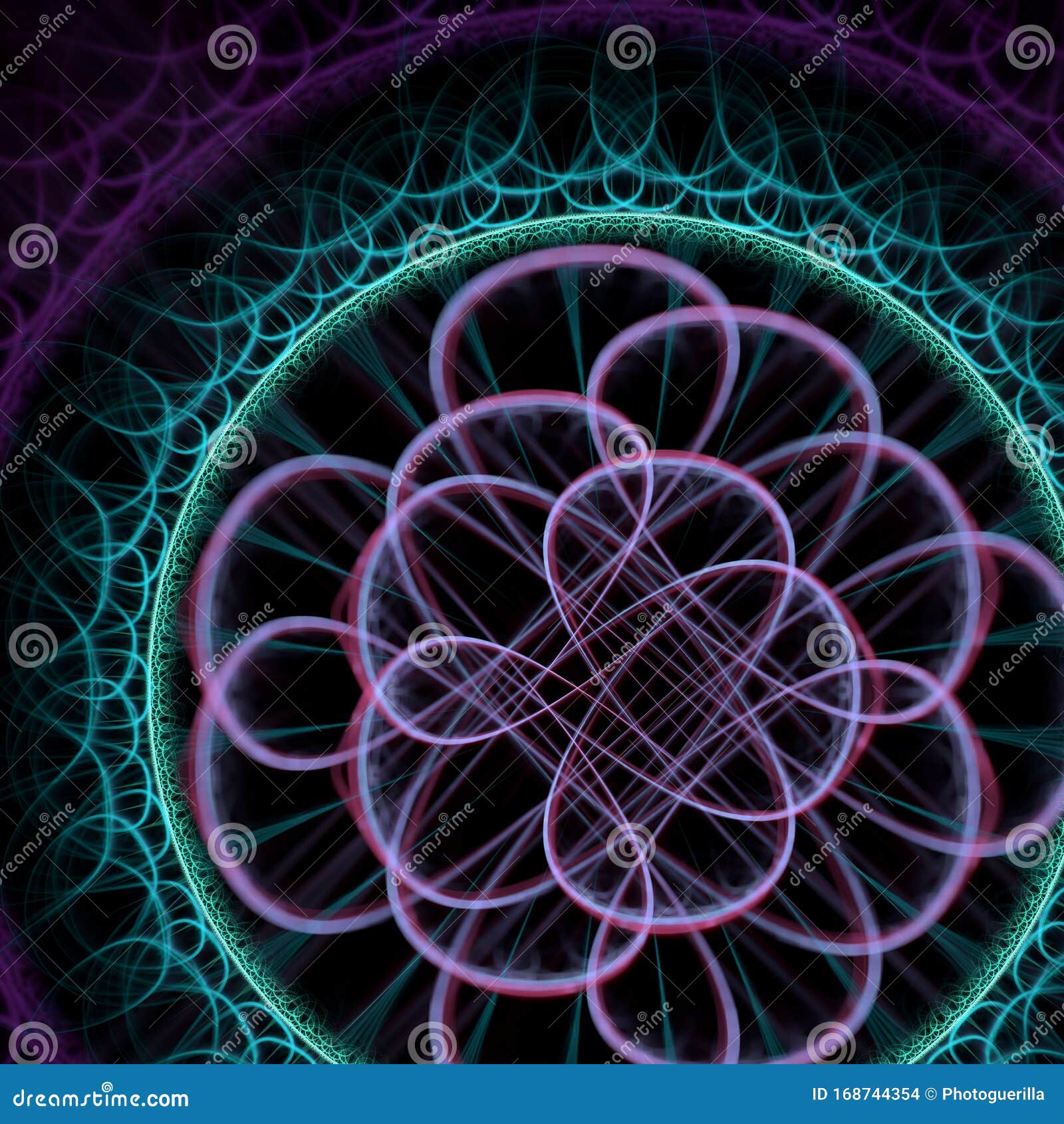 Colorful cell stock illustration. Illustration of curve - 168744354