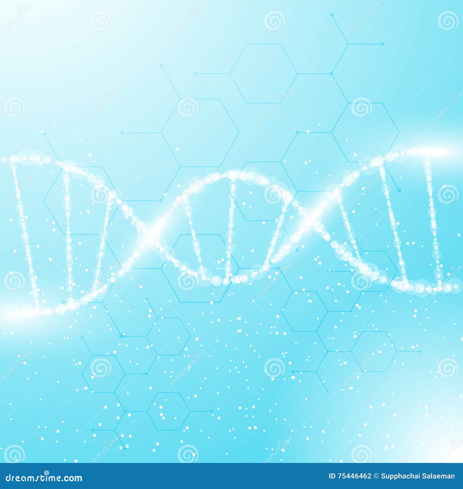 Abstract Cell Dna Molecular Health Care Tech Innovation Concept Design ...