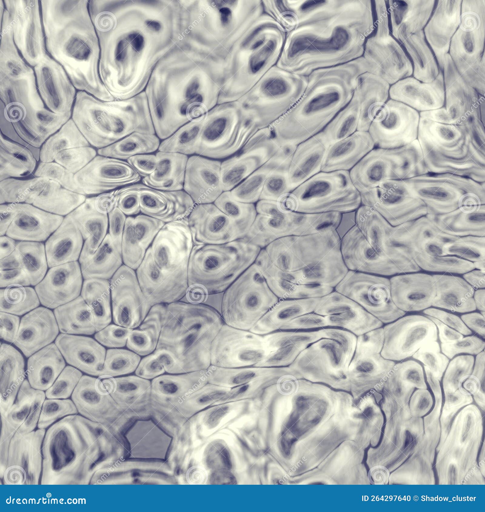 Abstract Cell of Virus or Pathogenic Bacterium Illustration Stock ...