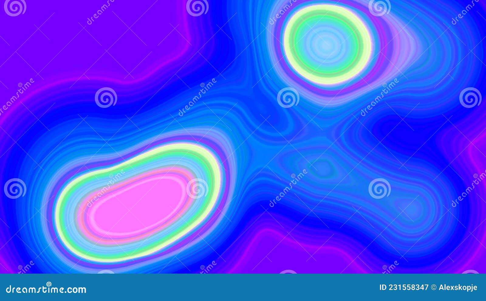 Abstract Cells Metamorphosis 3D Illustration Stock Illustration ...