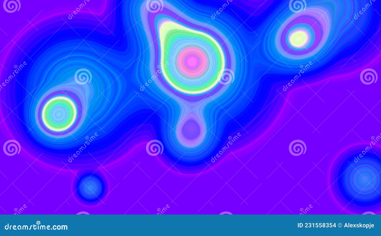 Abstract Cells Metamorphosis 3D Illustration Stock Illustration ...