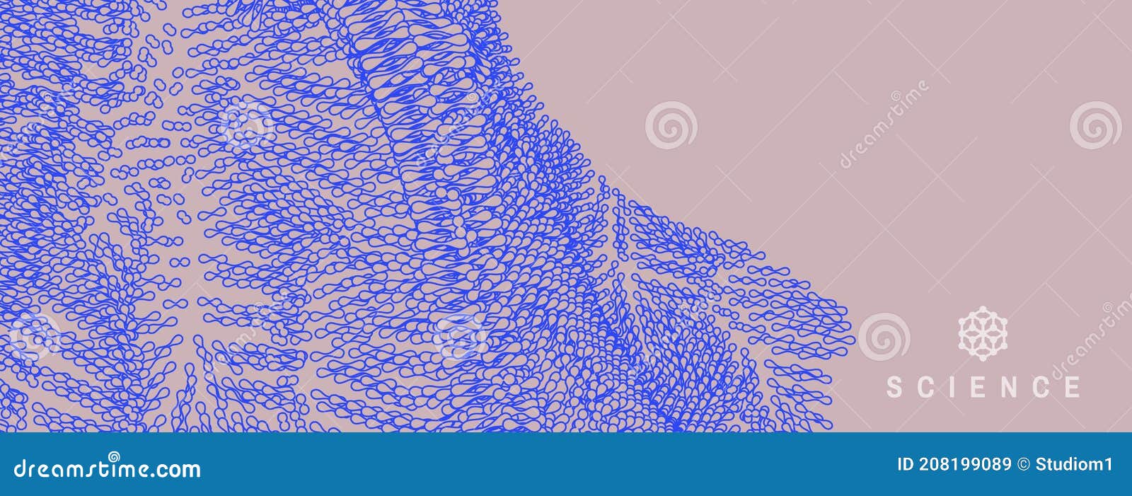 Abstract Cellular Background. Cell Membrane Structure in Motion Stock ...