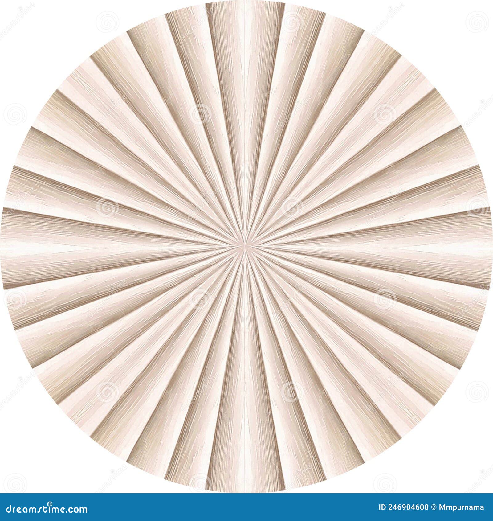 Abstract Centered Light Grey Brown Decorated Object Stock Illustration ...