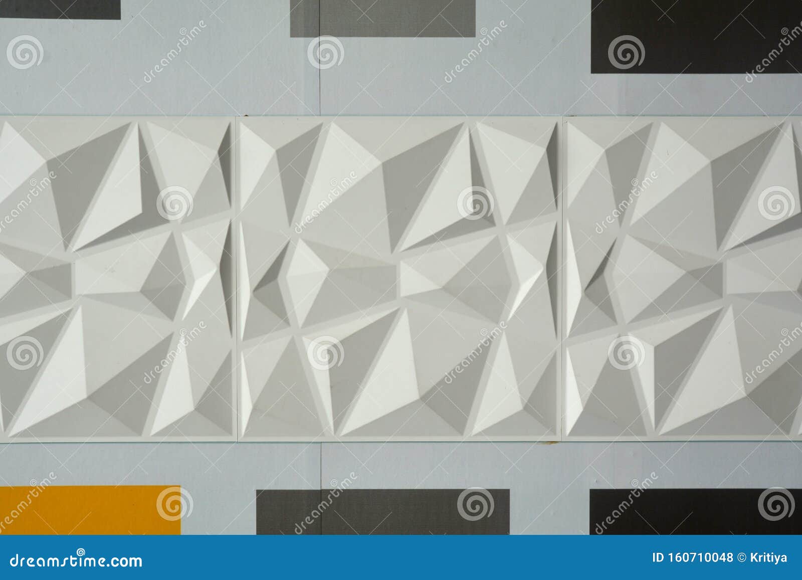 Abstract Ceramic Wall Tiles in the Shape of Pyramid Background Stock ...