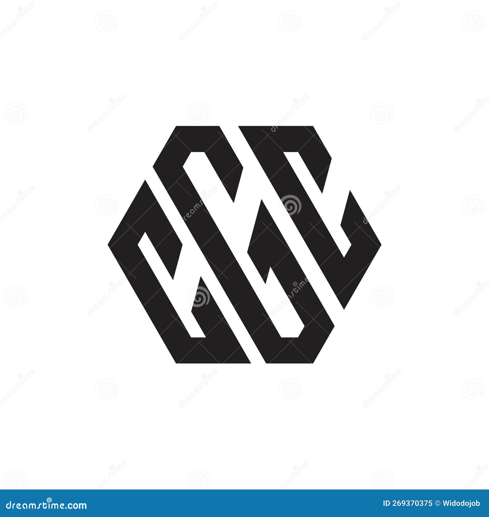 Abstract CGC Letter Logo Design Vector Stock Vector - Illustration of ...