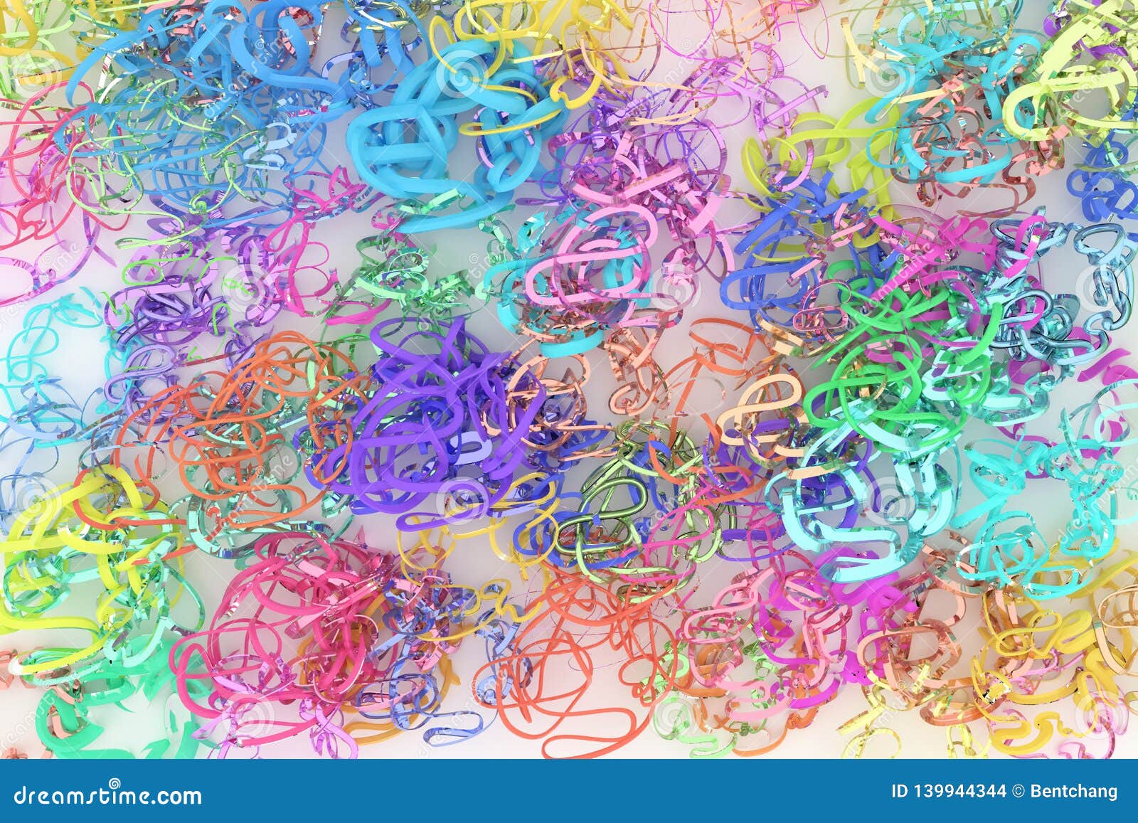 Abstract CGI Composition, Messy String Geometric. Wallpaper for Graphic ...