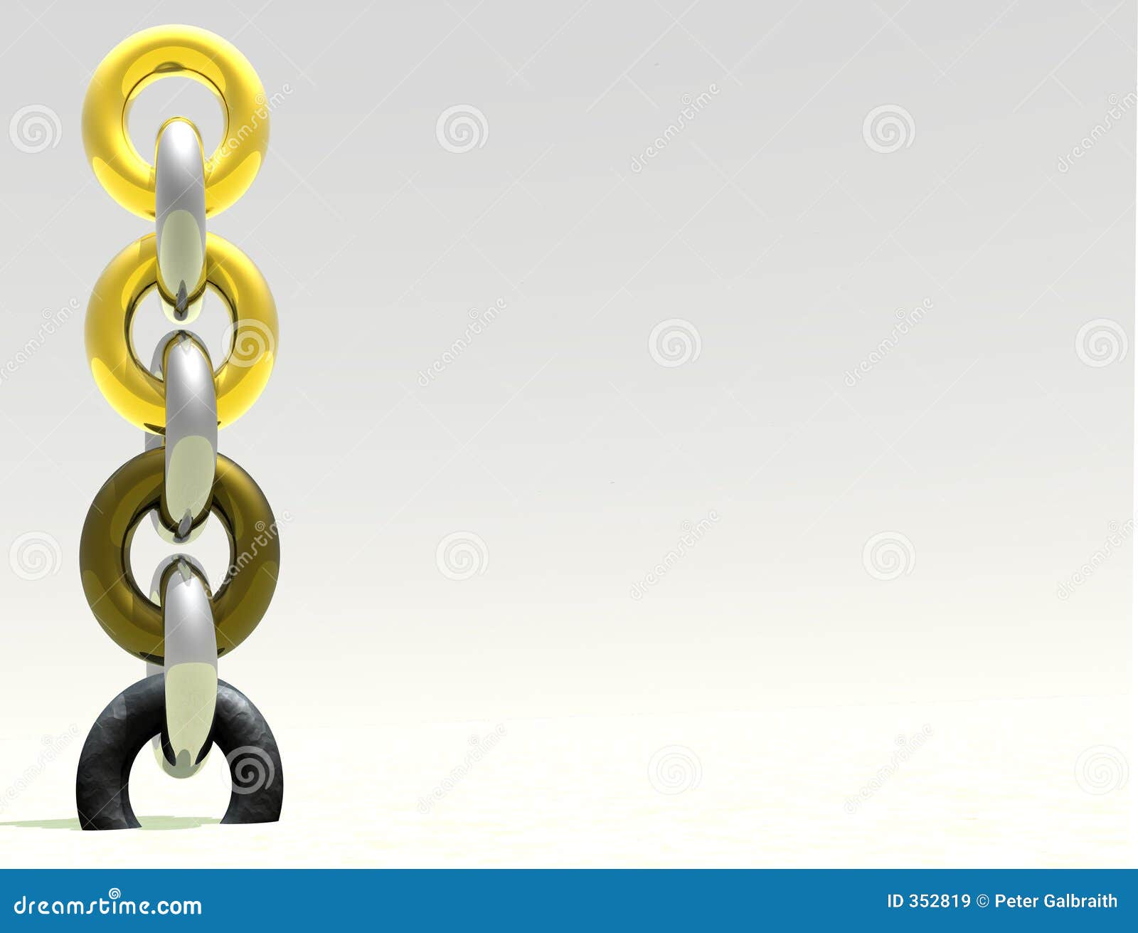 Abstract chain 4 stock illustration. Illustration of precious - 352819