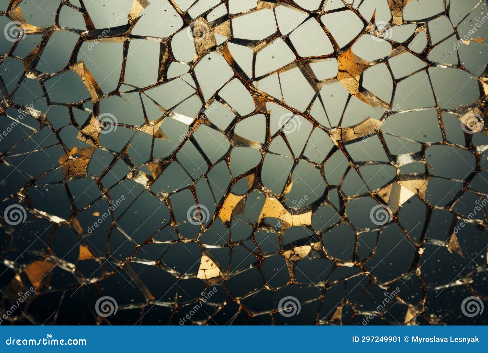 Abstract Chaos. Stunning Gold and Black Code Pattern Background for ...