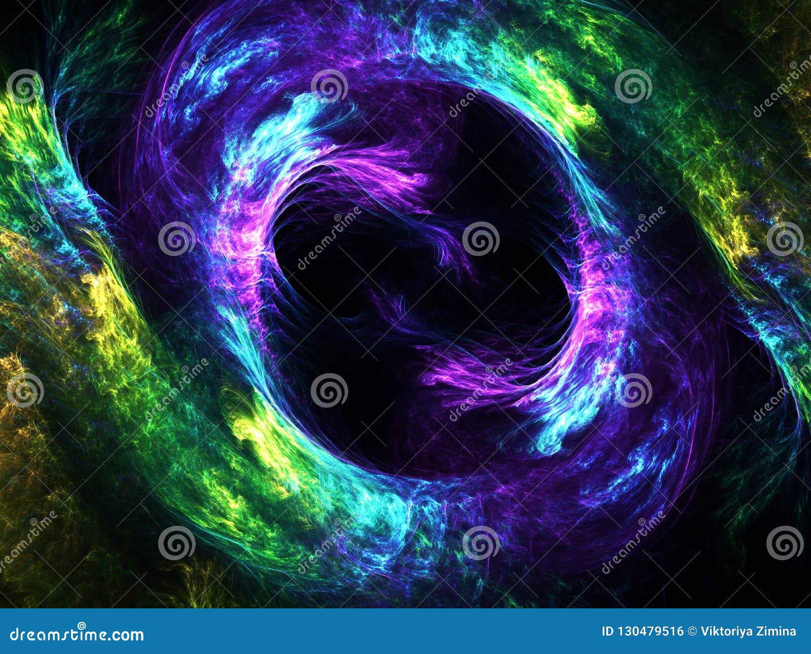 Abstract Chaotic Fractal Background 3D Rendering Illustration Stock ...