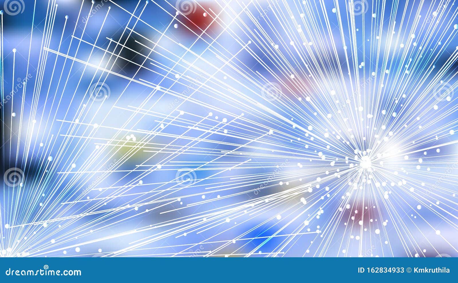 Abstract Chaotic Intersecting Lines Blue and White Background Design Stock Vector - Illustration ...