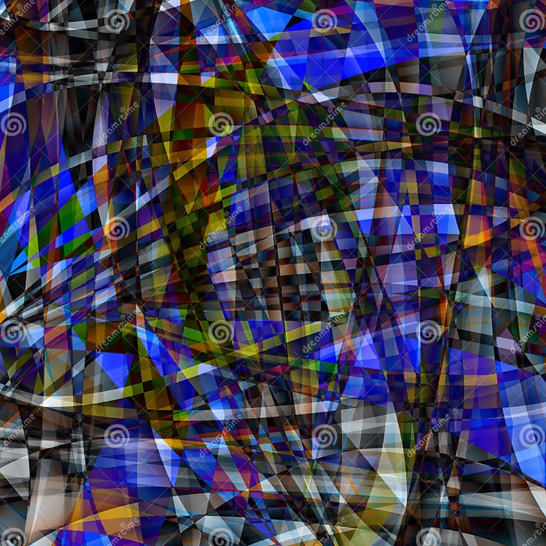 Abstract chaotic pattern stock illustration. Illustration of crazy ...