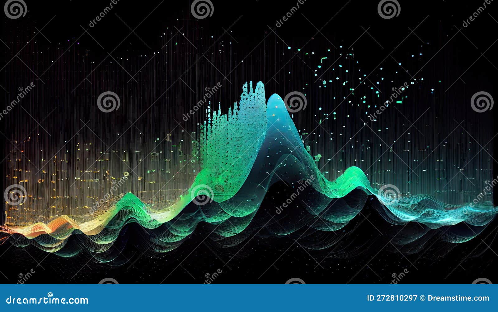 Display with data set stock illustration. Illustration of screen ...