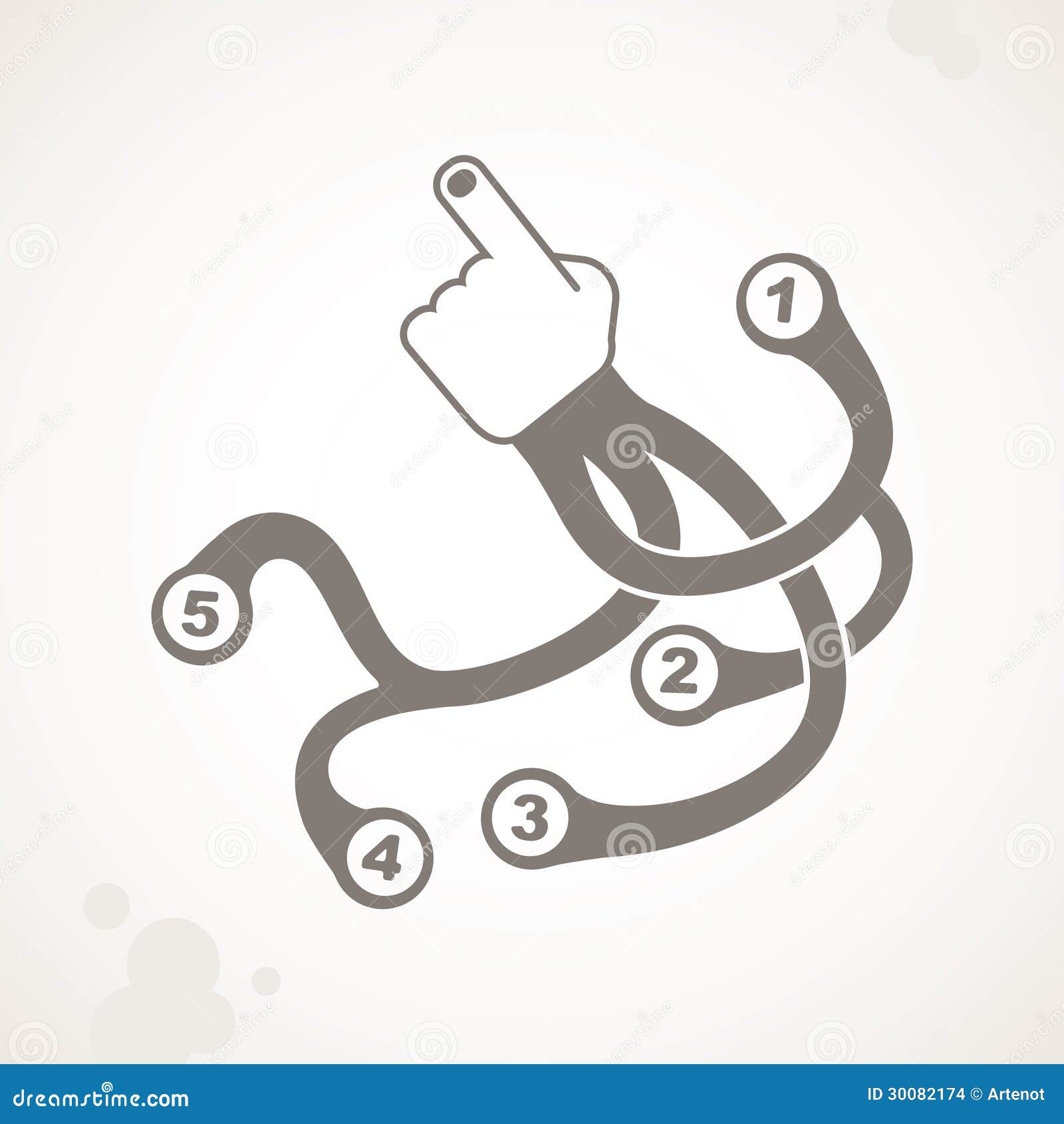 Abstract chart infographic stock vector. Illustration of flow - 30082174