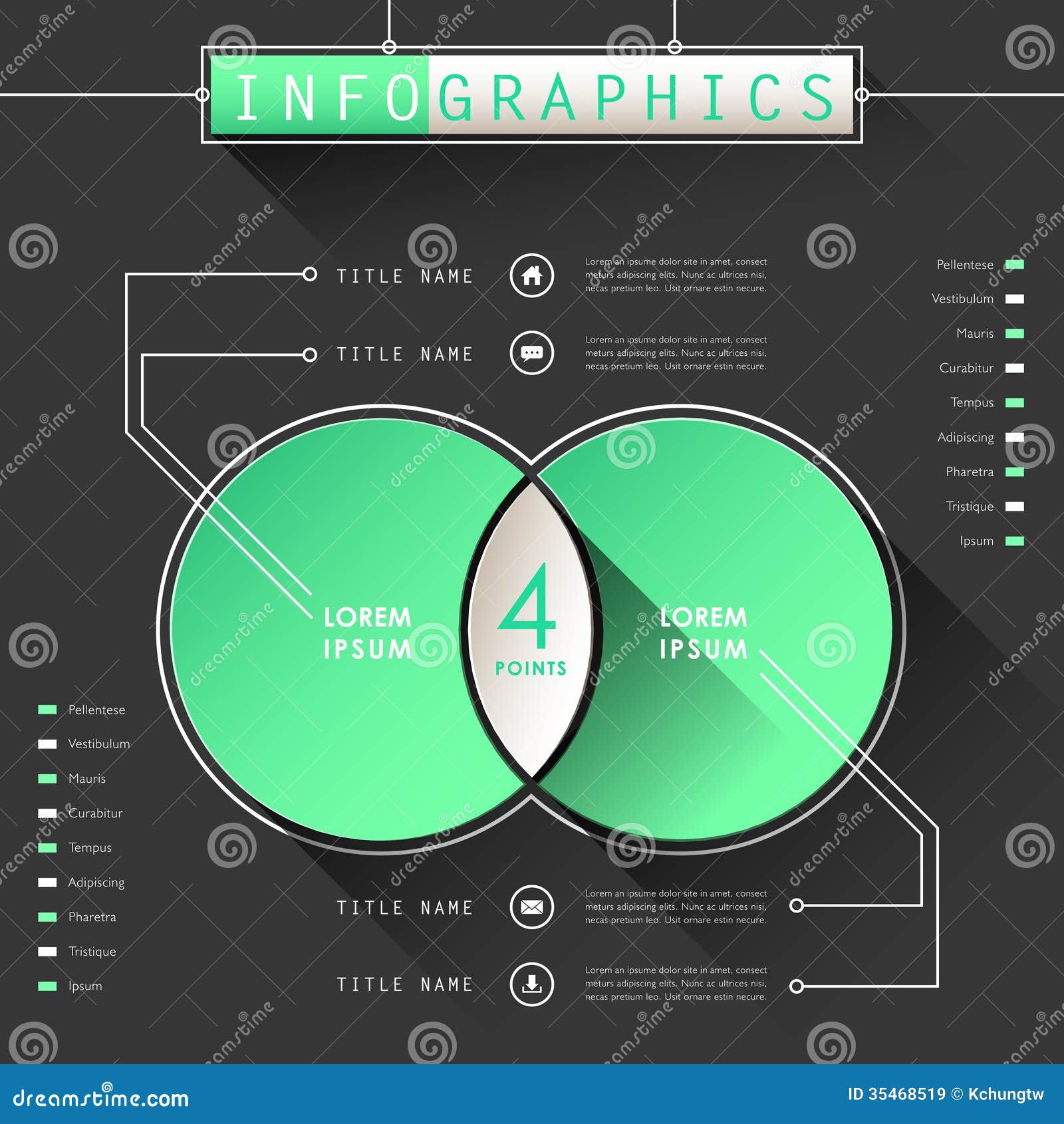 Abstract Chart Infographics Stock Vector - Illustration of creative ...