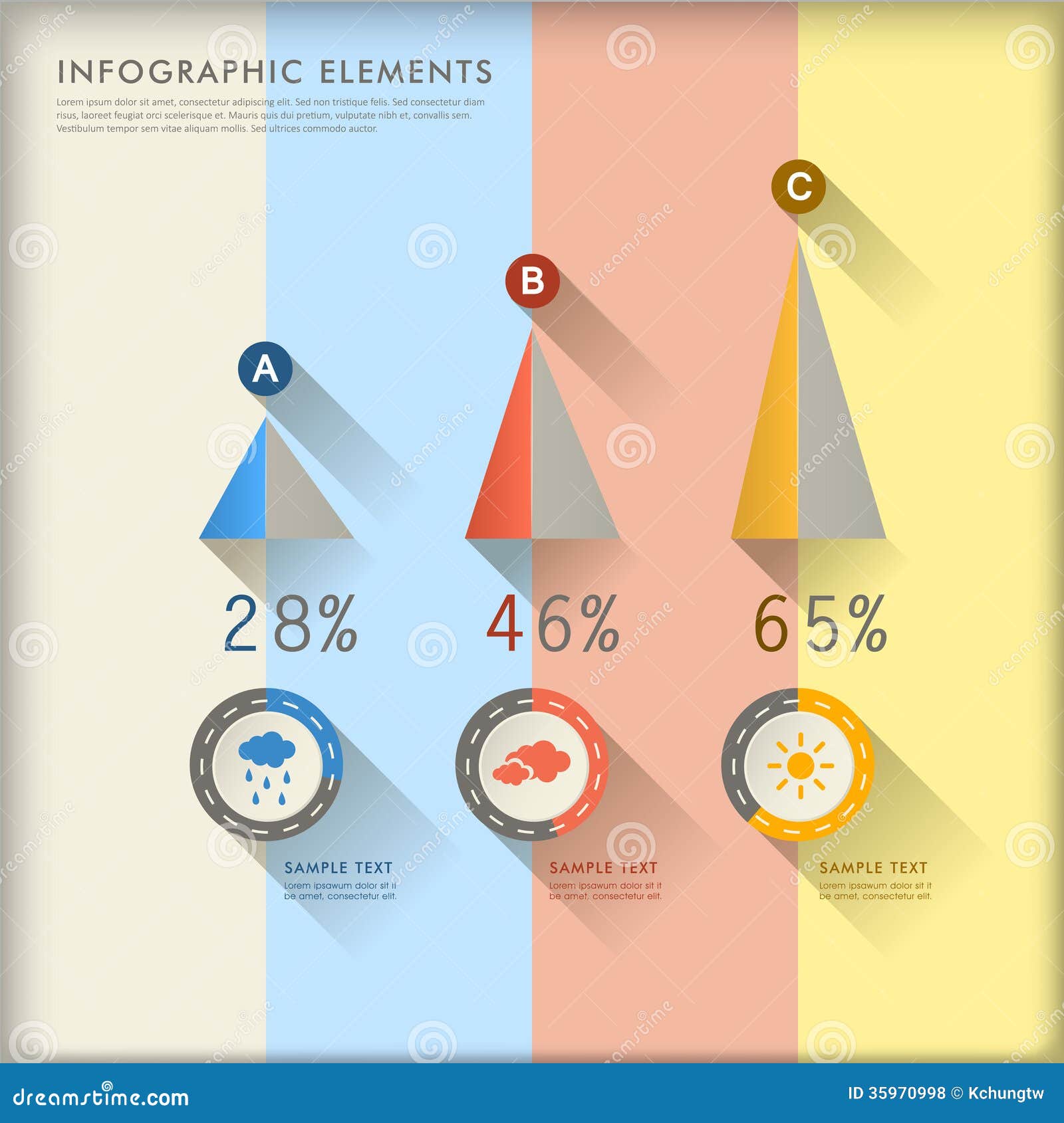 Abstract Chart Infographics Stock Vector - Illustration of abstract ...