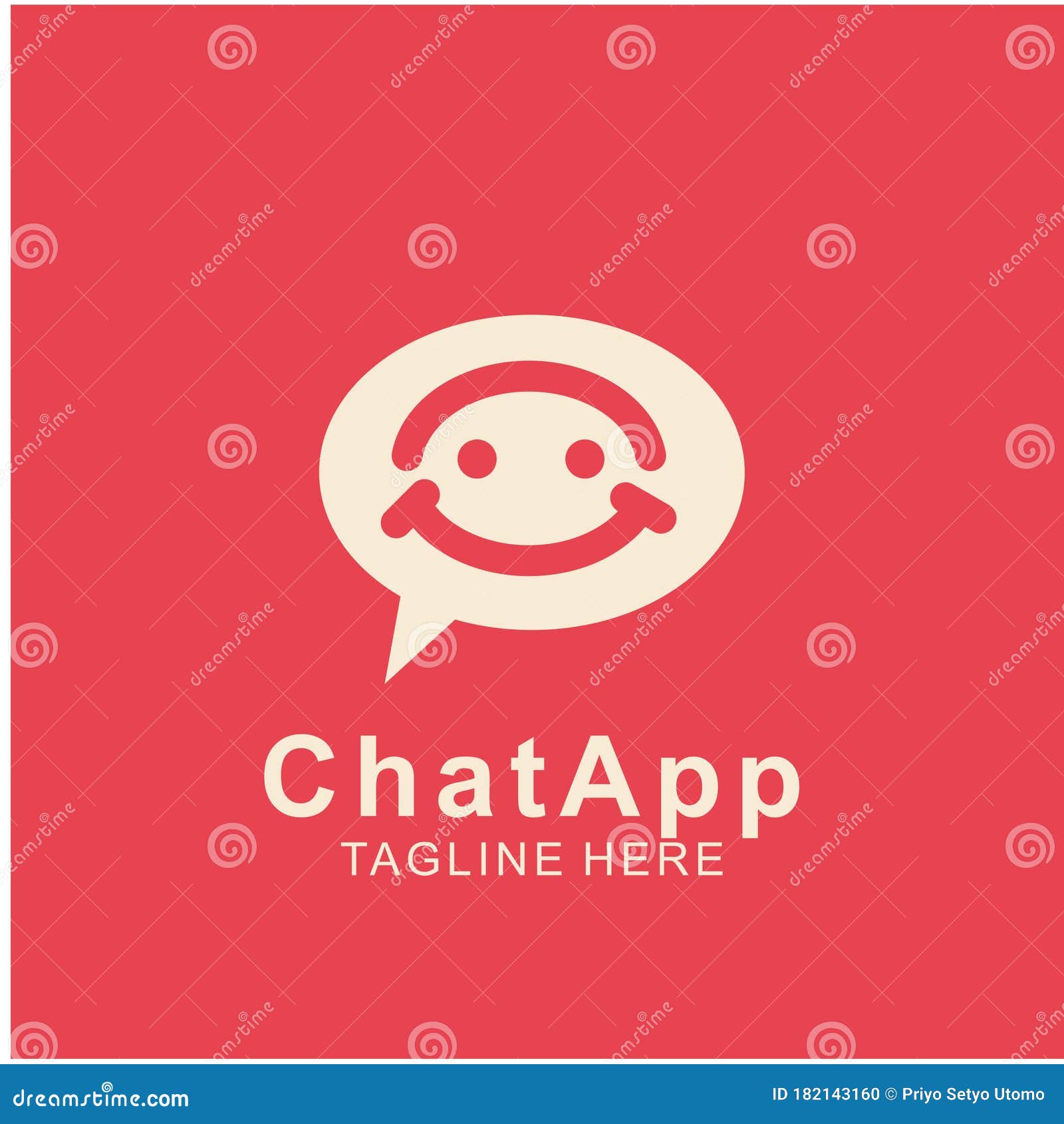 Abstract Chat App Logo Design Stock Vector - Illustration of discuss ...