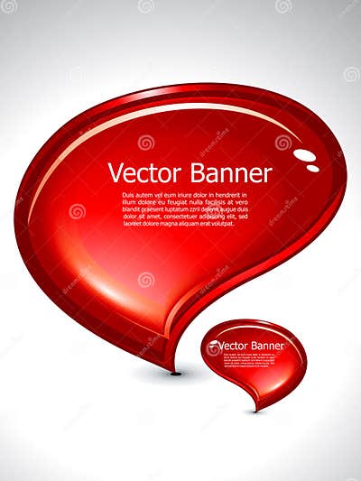 Abstract chat banner stock vector. Illustration of modern - 23444842