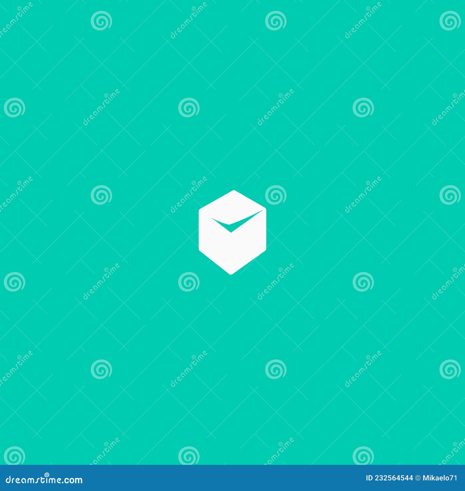 Abstract check box logo stock vector. Illustration of agency - 232564544