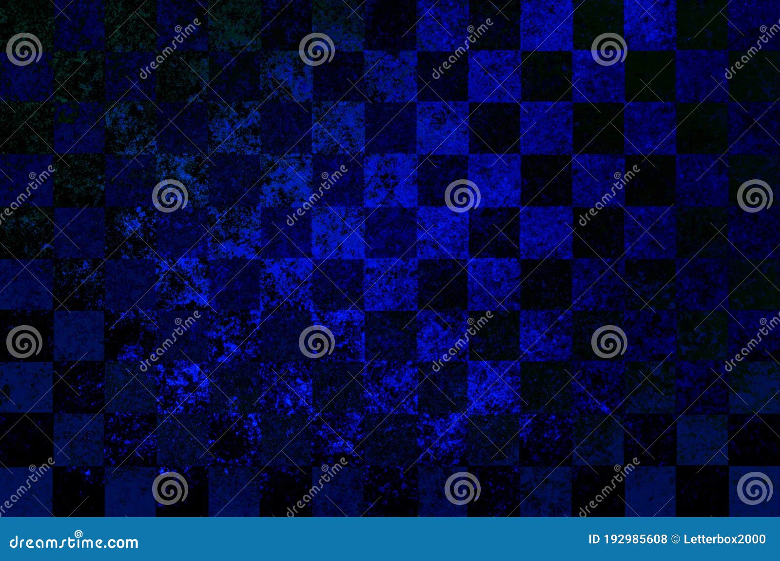 Black Blue Abstract Checkered Background with Blur, Gradient and Grunge ...