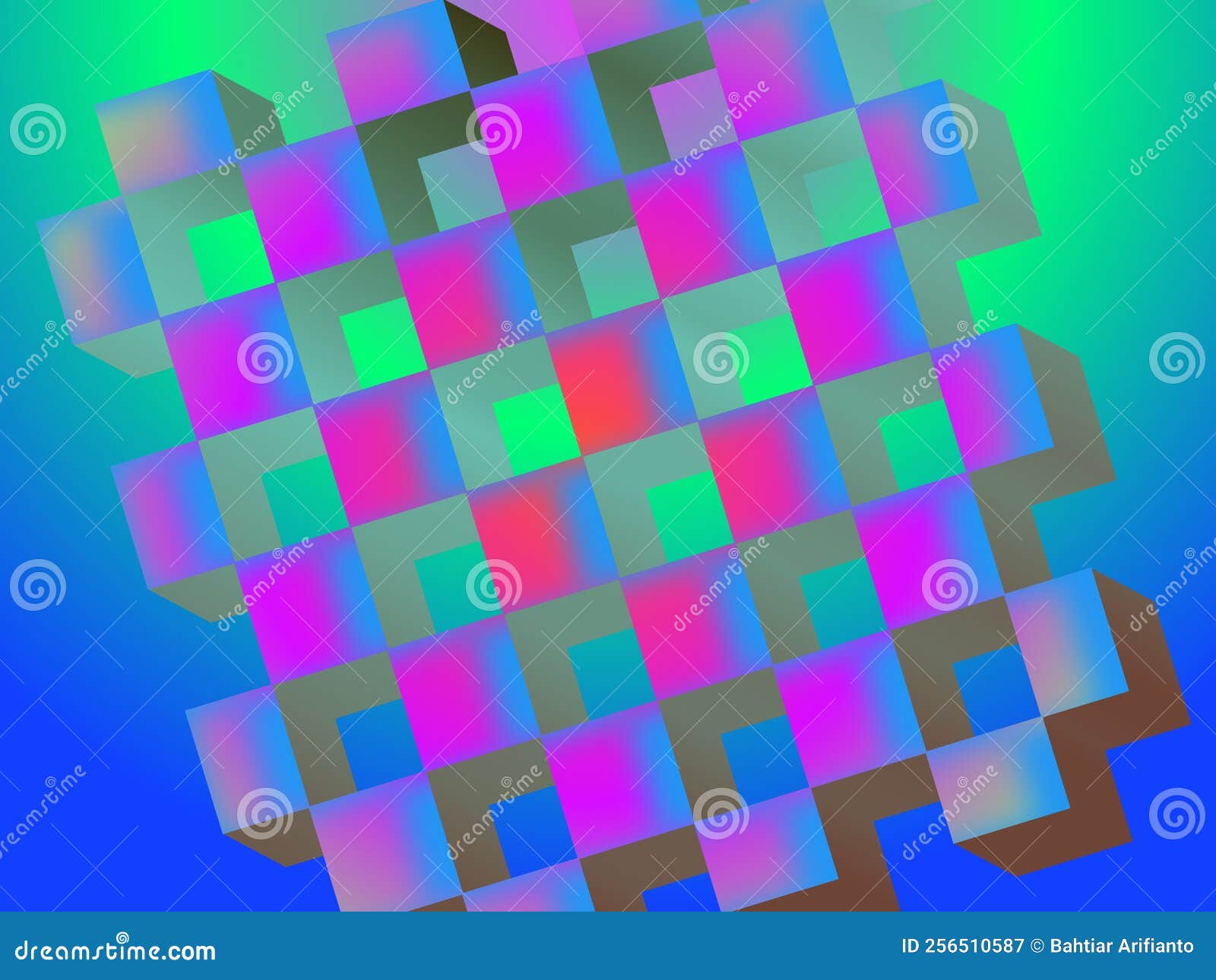 Abstract Checkered Background Illustration Stock Image - Image of ...