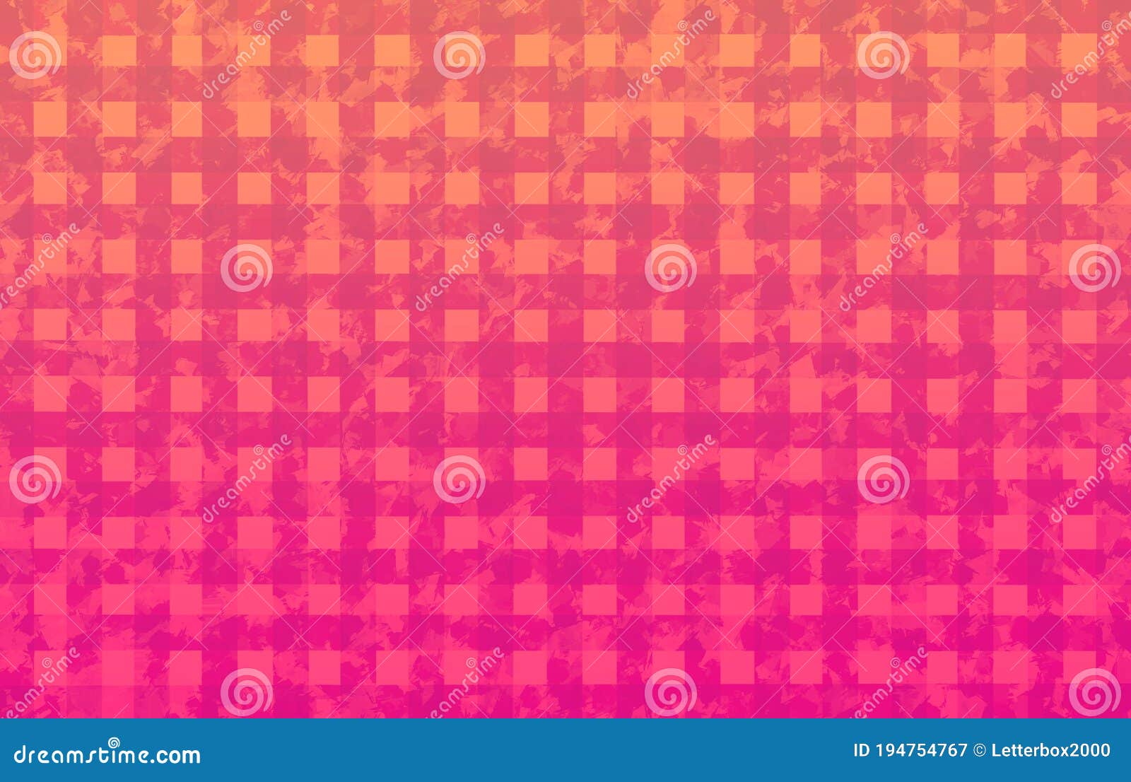 Pink Magenta Red Orange Checkered Background with Blur, Gradient and ...