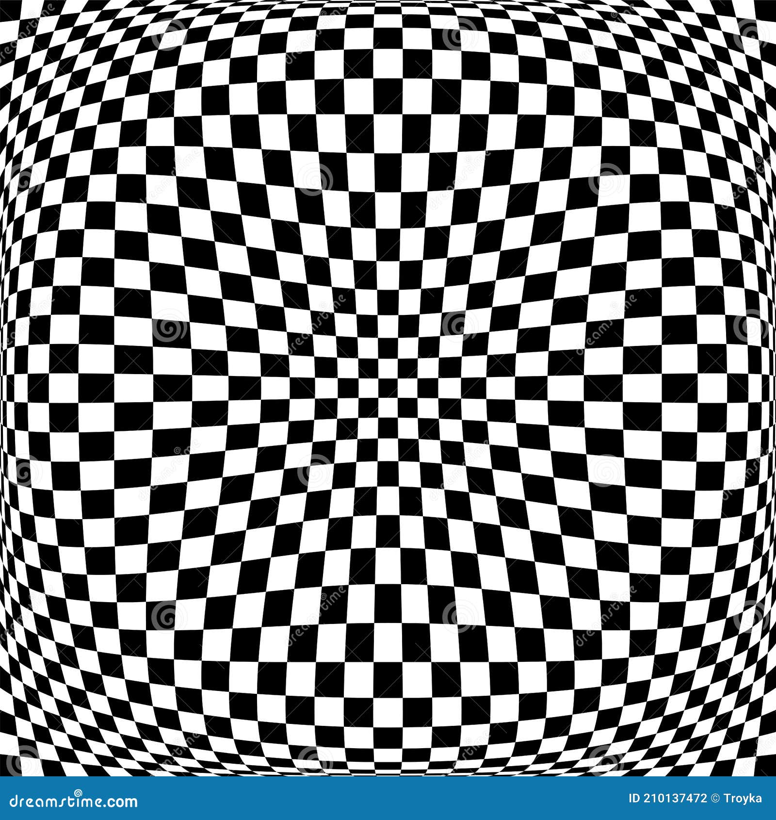 Abstract Checkered Pattern with 3D Illusion Effect Stock Vector ...
