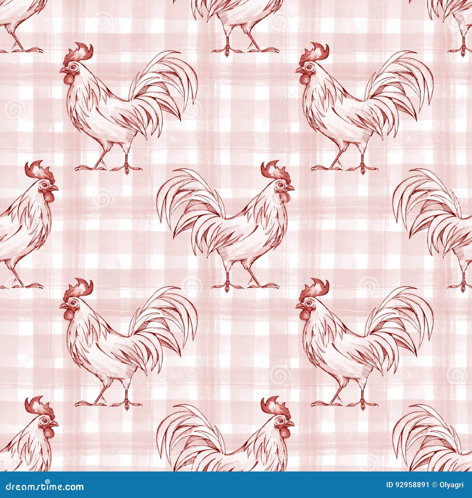 Abstract Checkered Seamless Pattern Stock Illustration - Illustration ...