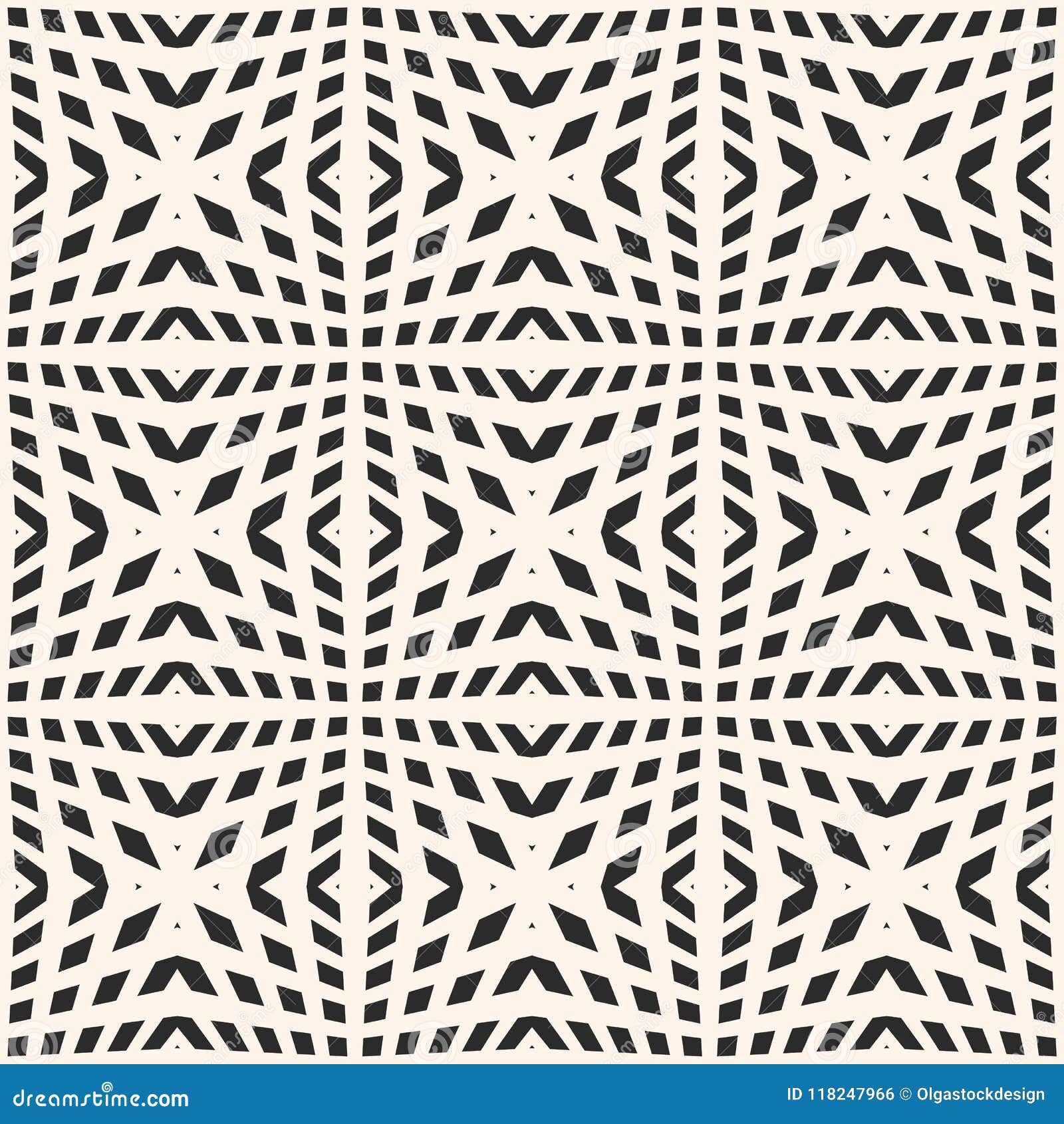 Abstract Checkered Seamless Texture. Ornamental Pattern. Optical ...