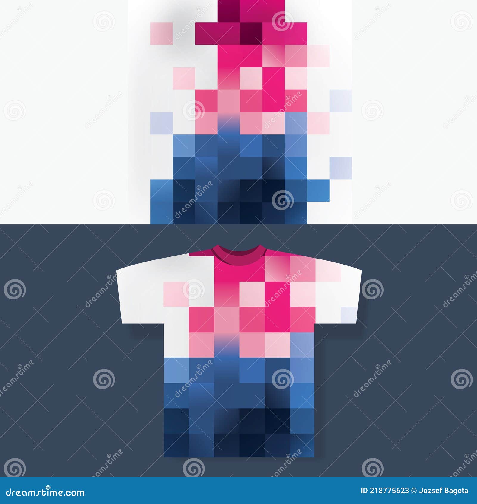 Abstract Checkered T-shirt Print Design Stock Vector - Illustration of ...
