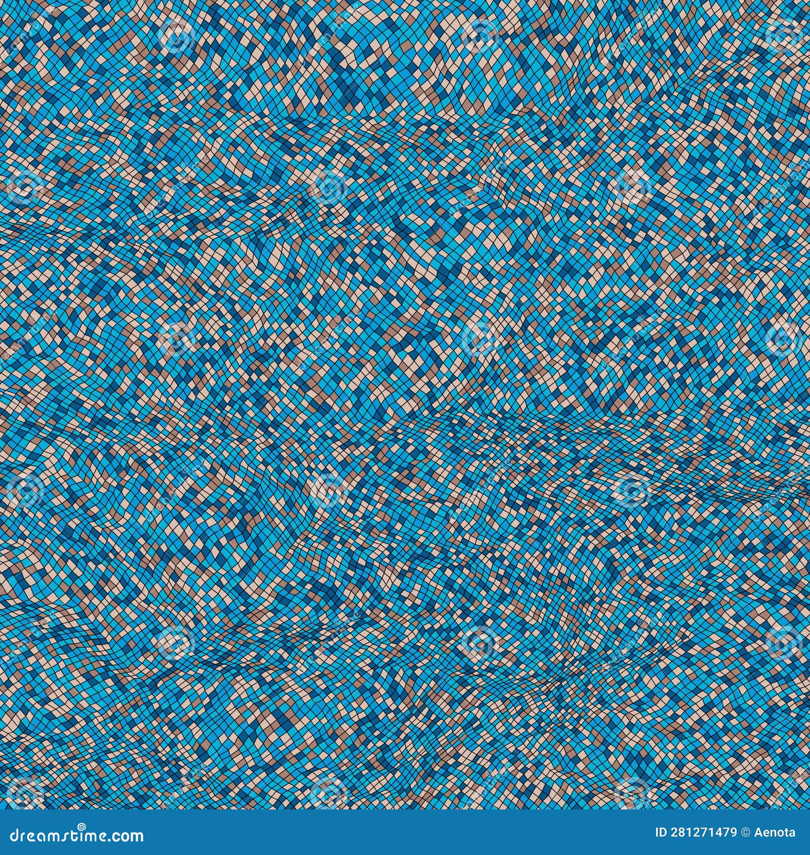 Abstract Checkered Waves - - Vector Illustration Stock Vector ...