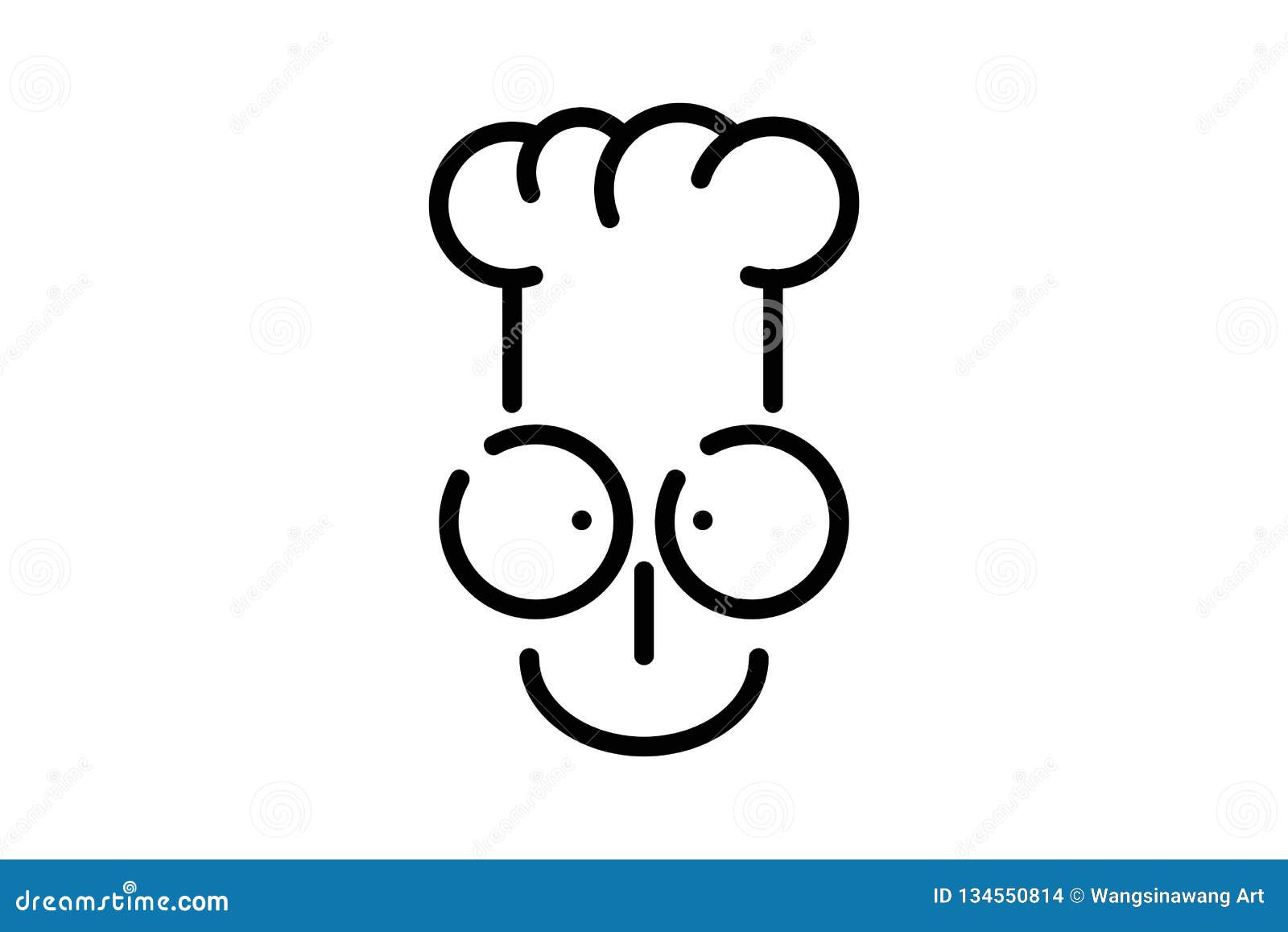 Abstract Chef Logo Designs Inspiration Isolated on White Background ...