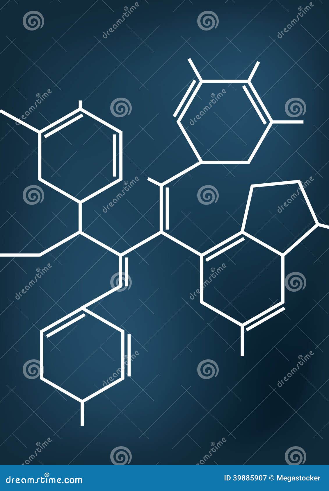 Abstract Chemical formula stock illustration. Illustration of chemical ...
