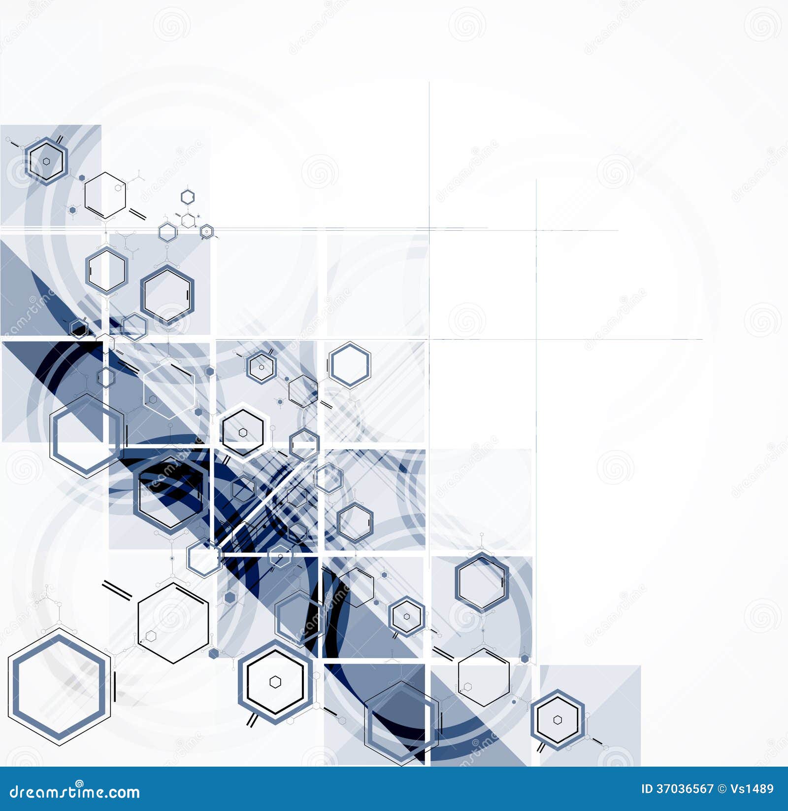 Abstract Chemical Formulas Transforming On A Black Background, Seamless ...