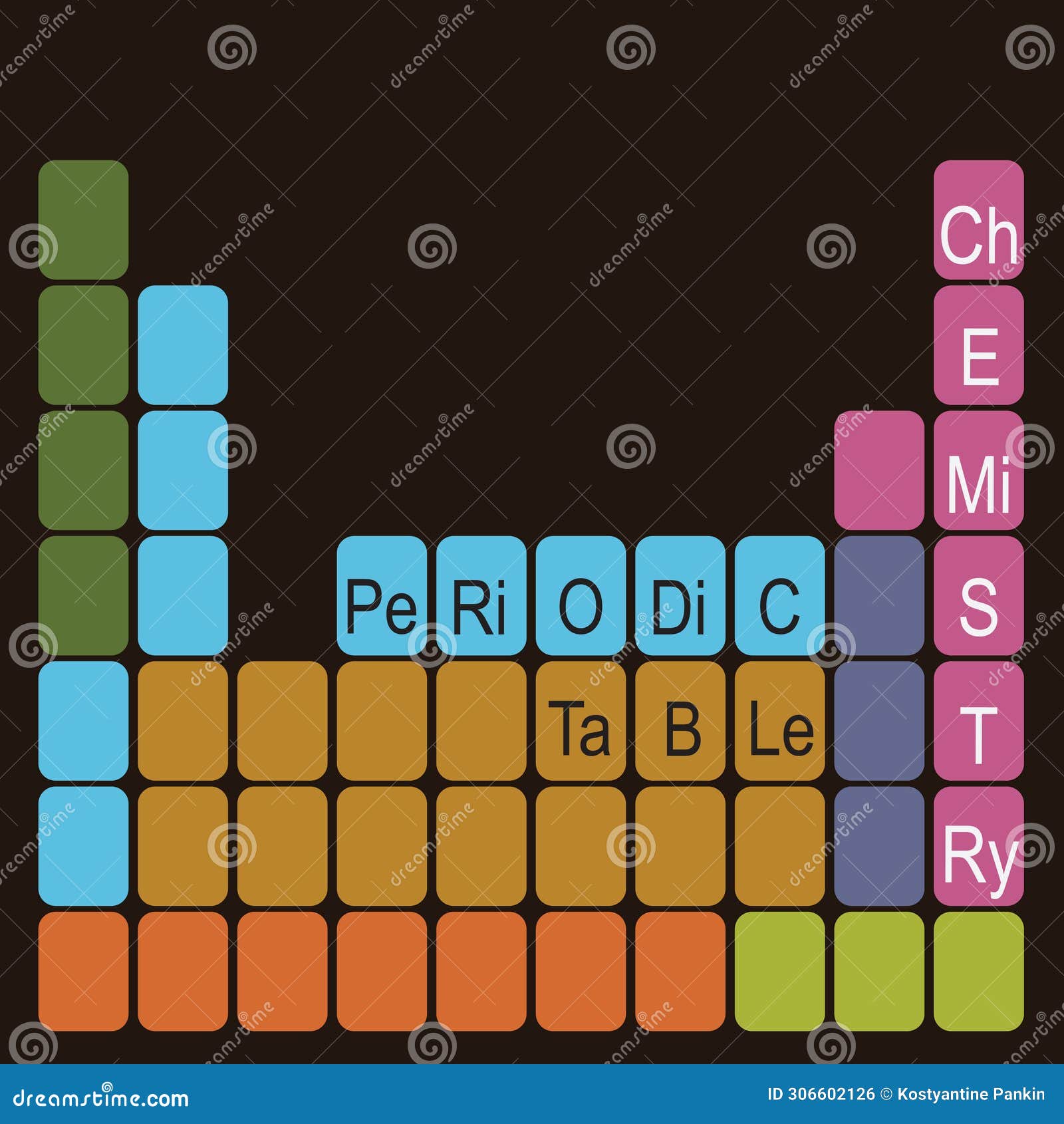 Chemical Table Of The Elements, Hydrogen Gas Symbol Illustration ...