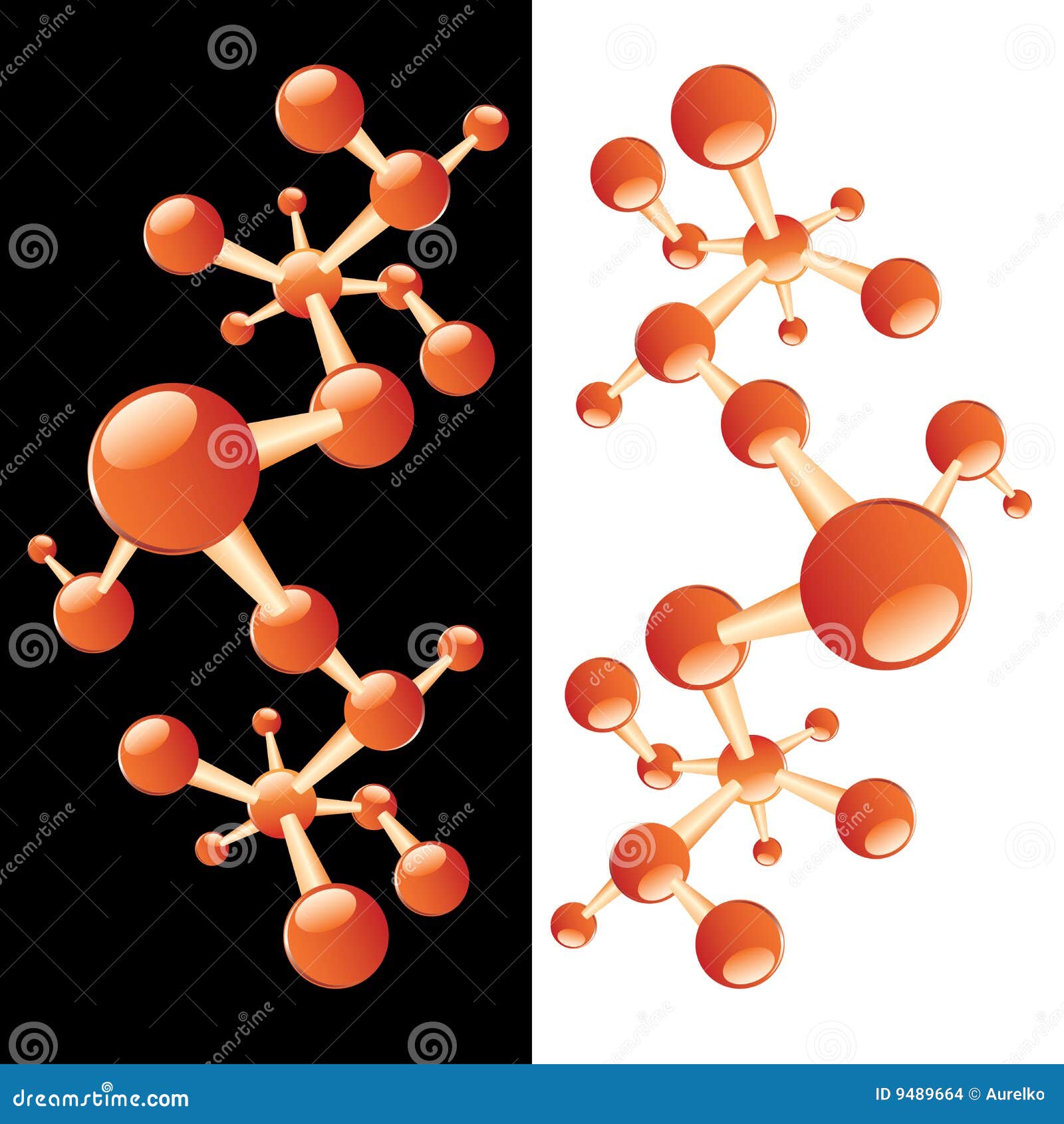 Abstract chemistry stock vector. Illustration of abstract - 9489664