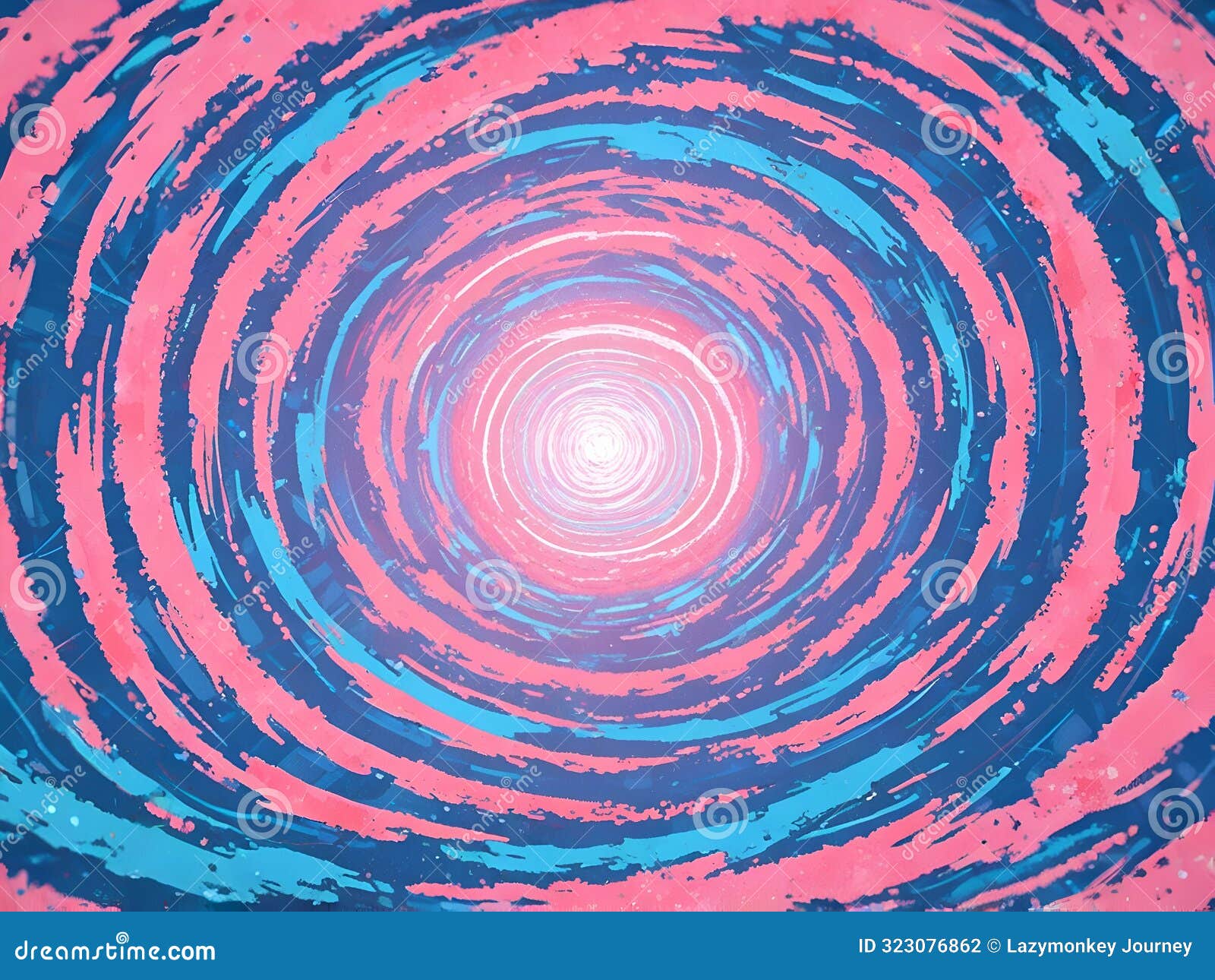 Abstract Childish Pixel Art Light Pink, Blue an Abstract Psychedelic ...