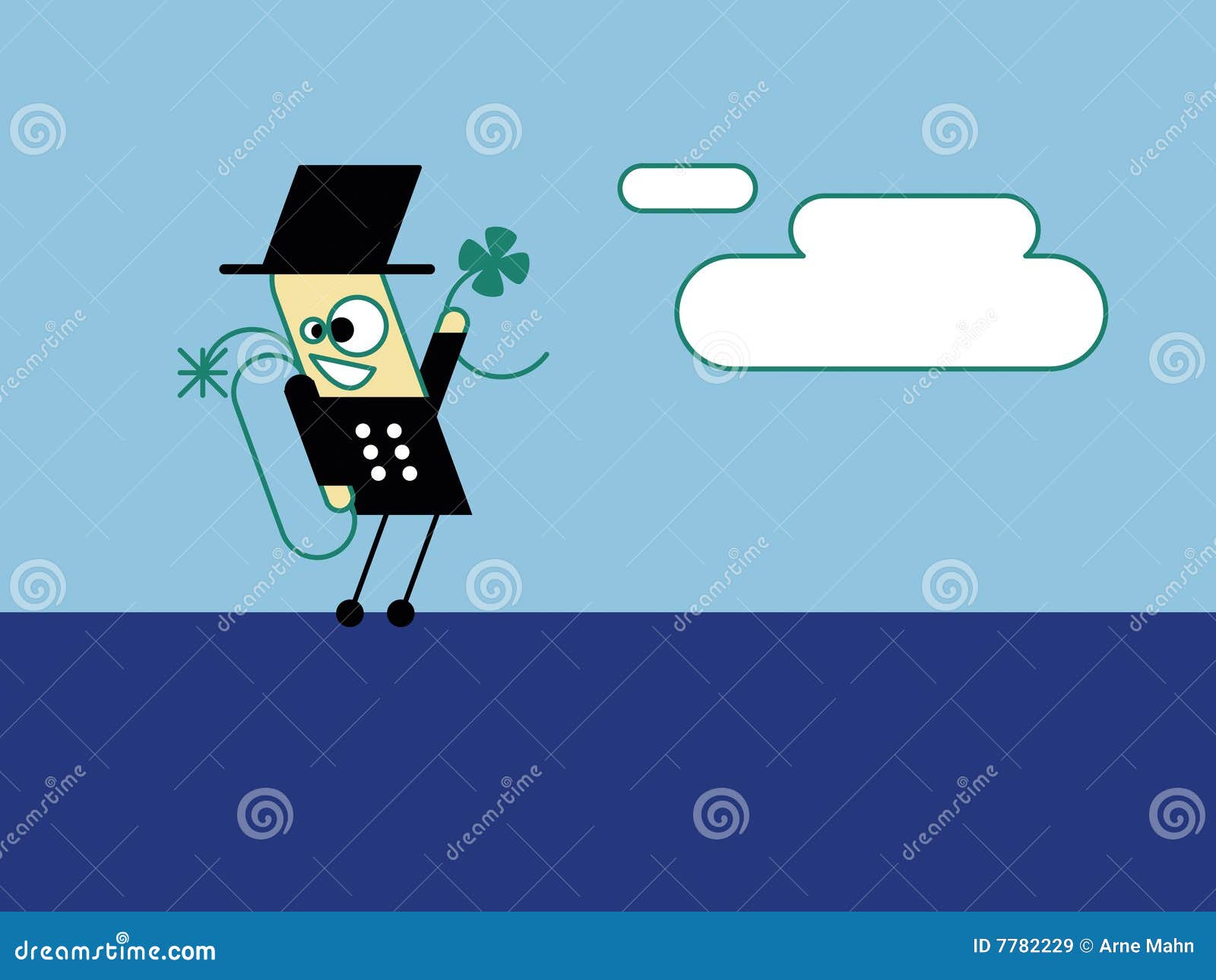 Abstract Chimney Sweep Drawing Stock Vector - Illustration of ...