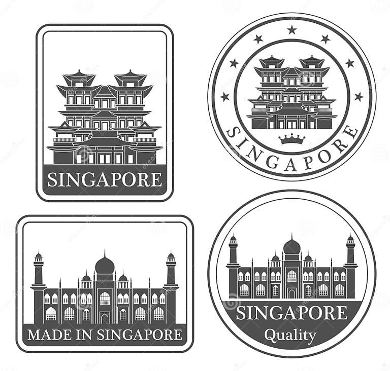 Abstract Chinatown stock vector. Illustration of building - 78615793