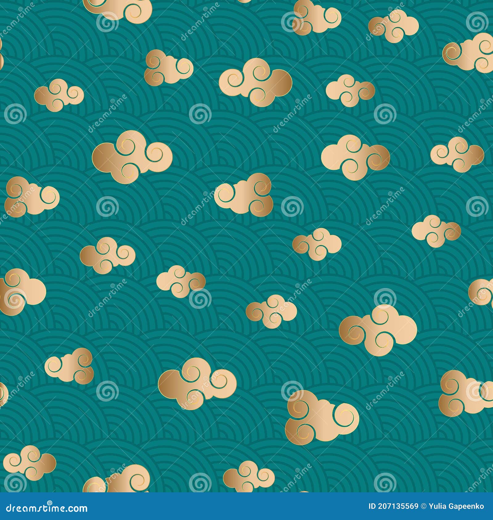 Abstract Chinese Seamless Pattern Background. Vector Illustration EPS10 ...
