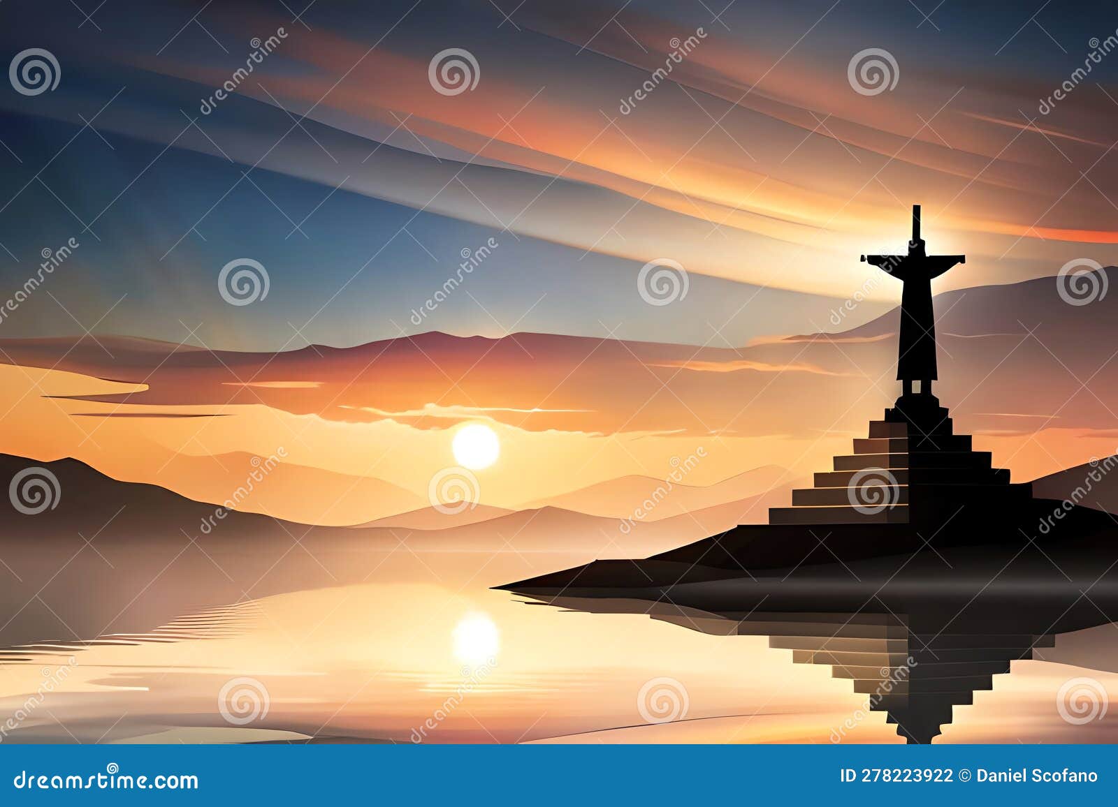 Abstract Christianity Conceptual Background with Copyspace for Design ...