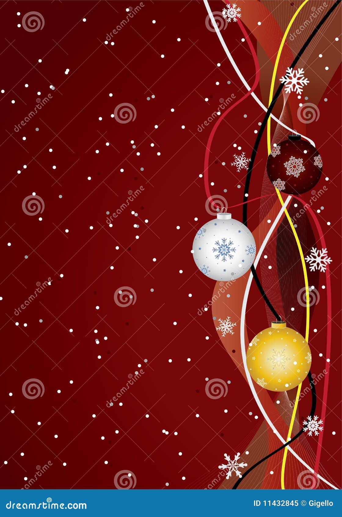 Abstract Christmas Background Stock Vector - Illustration of snowflake ...